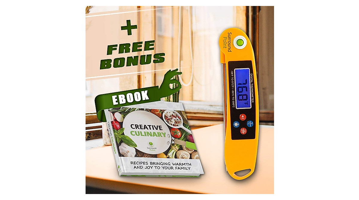 Digital Talking Thermometer for BBQ & Cooking - Instant Read