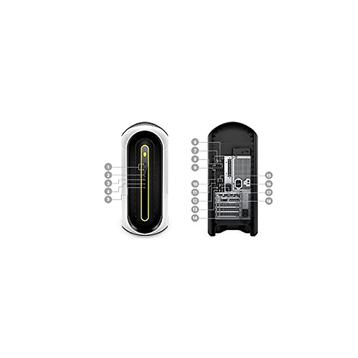 Dell Alienware Aurora R10 Gaming Desktop Computer Tower (2019) | Core Ryzen 7-512GB SSD Hard Drive - 16GB RAM - RTX 3070 | 8 Cores @ 4.4 GHz - 8GB GDDR6 Win 11 Home