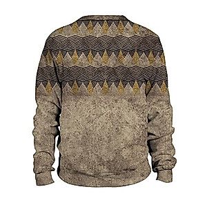 Men Hoodies Fashion, Mens Sweatshirts Tall Pullover Sweatshirts Crewneck Pastel Hoodies V-Neck Sweater Men's 3D Digital Printing Stand Collar 3 Button Vintage Energy Hoody Claw (M, Light Brown)