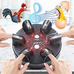 Upgrade Electric Shock Detector Polygraph Micro Roulette Polygraph Test Finger Shock Game Toy Practical Joke Polygraph Game Analyzer Consoles Gifts Interesting Polygraph Game (Finger)