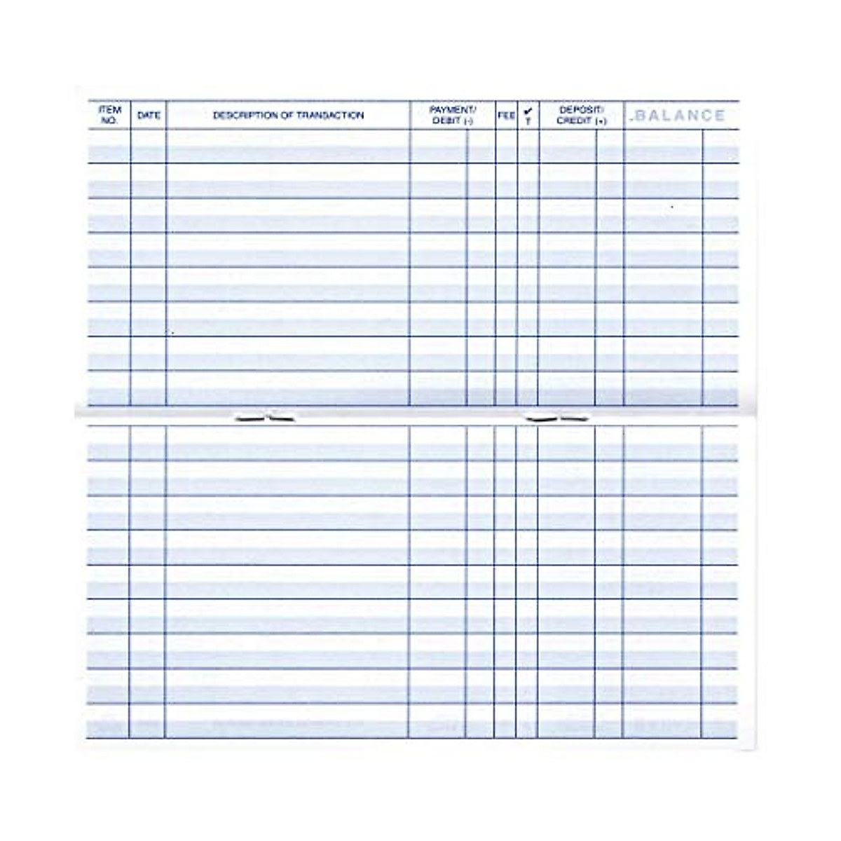 Checkbook Registers, 23-24-25 Calendars, for Personal Checkbook, Transactions Ledgers, Pack of 10