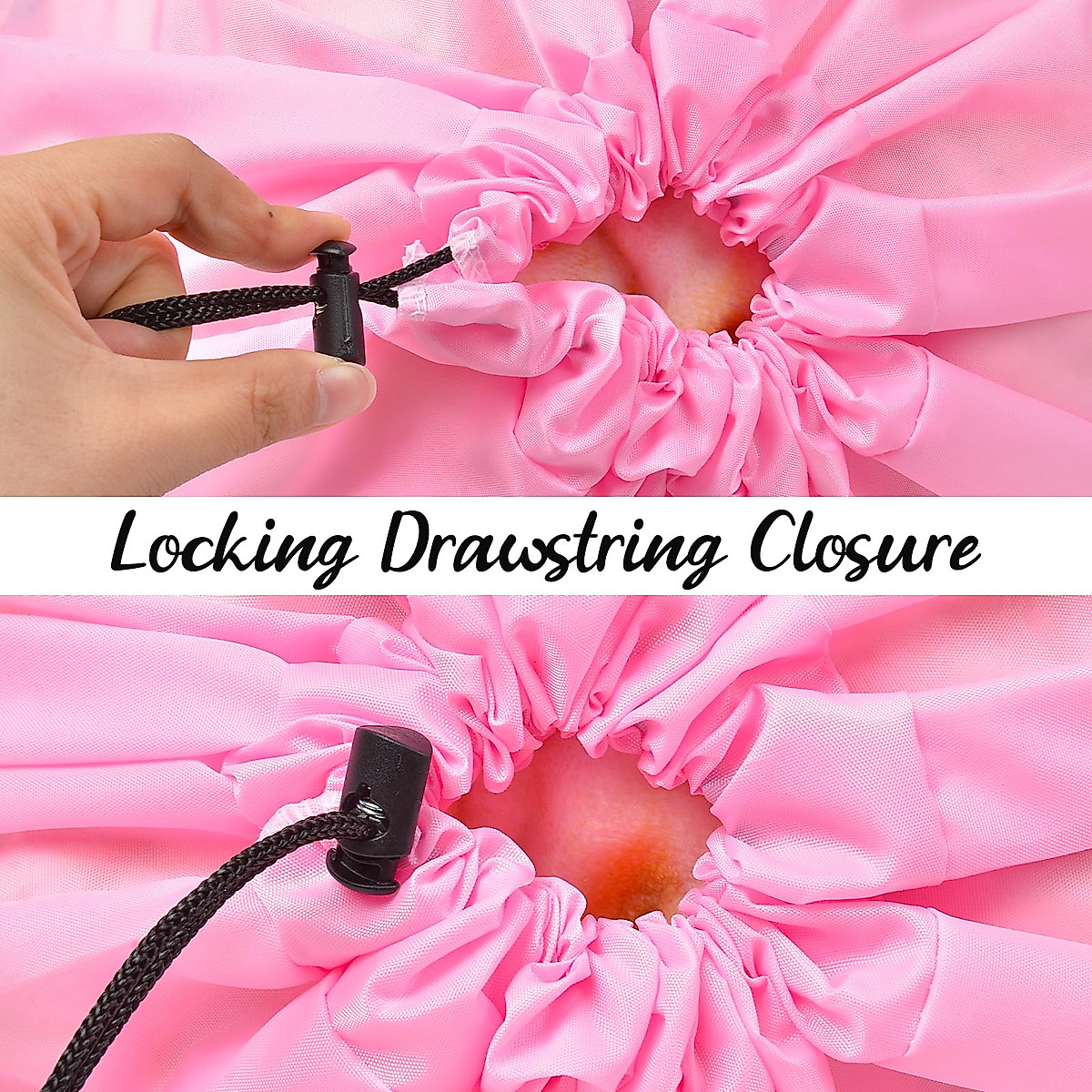 Sylfairy Laundry bags, 2 Pack Travel Laundry Bag for Dirty Clothes with Drawstring, Heavy Duty Laundry Bag for Traveling Camping, Easy Fit a Laundry Hamper or Basket Travel Essentials