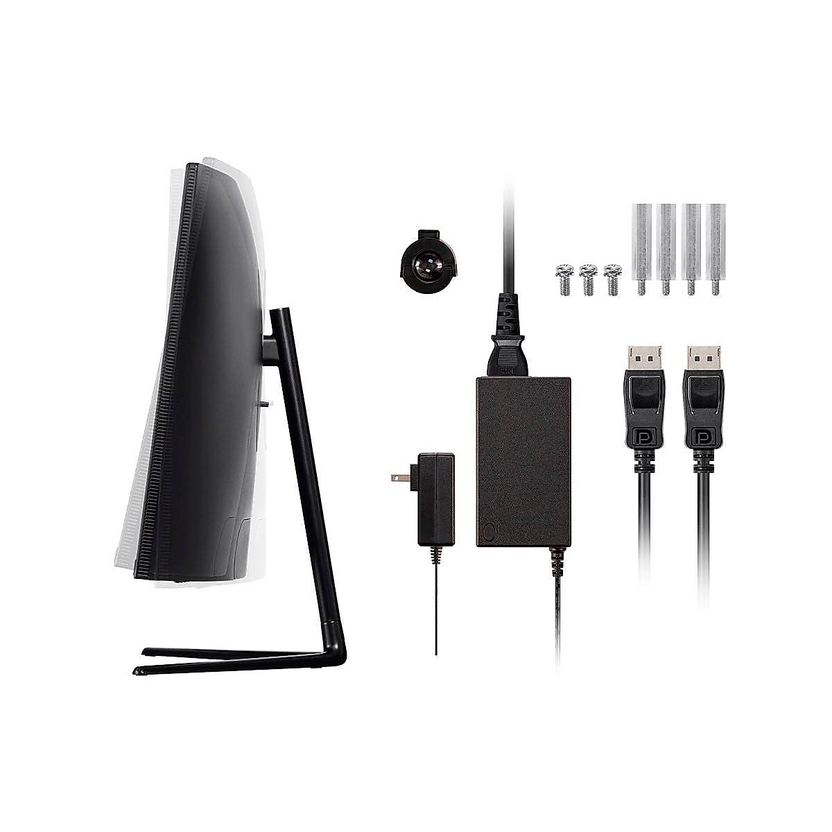 Monoprice Zero-G Curved Gaming Monitor - 32in, 1500R, 16:9, 2560x1440p, WQHD, 165Hz, HDMI, DisplayPort, VA Technology, Adaptive Sync