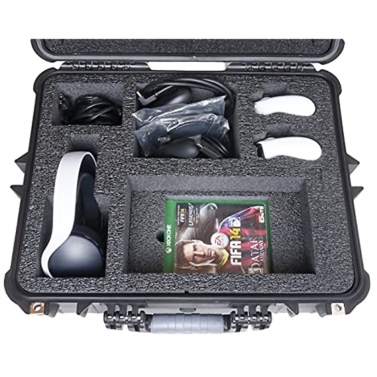 Case Club Carrying Case Fits Xbox Series X/S with Headset Storage-Hard Shell Travel Case for Xbox Series X or S Console, Headset, Controllers, Games & Accessories. Heavy Duty Waterproof Transport Case