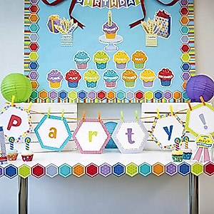 CTP Chevron Solids Punch-Out Letters for Classroom – Essential Homeschool Supplies – Top Back To School Supplies 1893