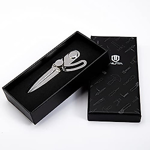 WUTA Wing Divider High Polished 304 Stainless Steel Adjustable Spacing Compass Wing Divider Scriber Leather Regulation Tools Edge Creaser DIY for Woodworking Leather Marking