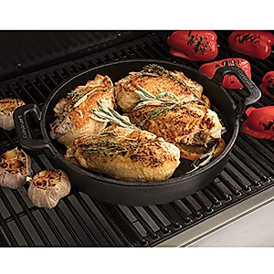Cuisinart CCP-1000, Pre-Seasoned Cast Iron Griddle Pan, 10"