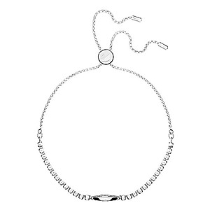 Swarovski Rhodium Plated Evil Eye Bracelet