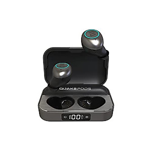 Earcrafts Wireless Earbuds - 120 Hours Playtime in Ear Bluetooth Headphones with Microphone, TWS, Smart Touch Control IPX7 Waterproof, Great Sound, Ideal for Sport