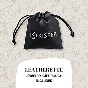 KISPER Gold Cable Link Chain Necklace – Thin, Dainty, Gold-Plated 925 Sterling Silver Jewelry for Women & Men with Lobster Claw Clasp – Made in Italy, 20"