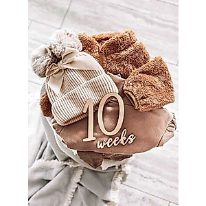 Baby Milestone Numbers|Baby Photo Props Wooden|Newborn Birth Announcement Card Wooden|