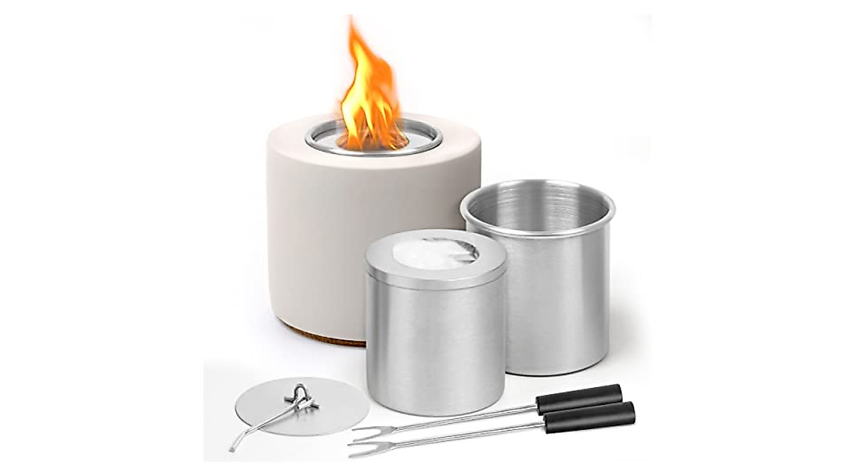 Tabletop Fire Pit - Smokeless, Portable Mini Fire Bowl
