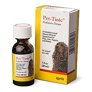 Pet-Tinic Pediatric Drops for Dogs, Cats, Puppies and Kittens, 1 oz. (30 ml) by Unknown