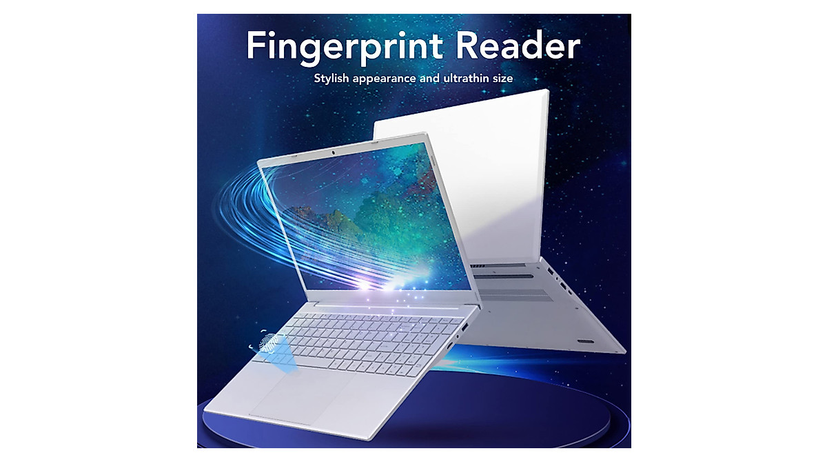 Jectse 15.6in Laptop, 12GB RAM 512GB ROM, Quad Core for Intel N5105 CPU ...