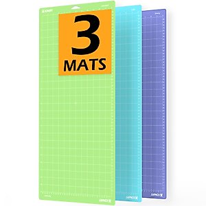 Xinart Cutting Mats for Cricut Maker 3,Maker,Explore 3,Air 2,12x24 inch Variety Replacement Cut Mat Compitable with Cricut Machines 3 Mats