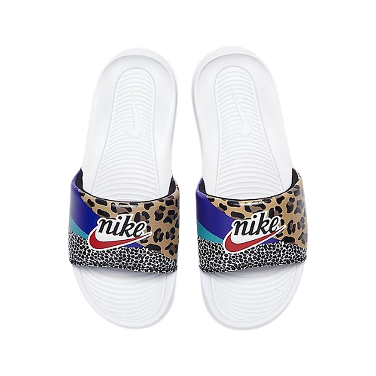 NIKE WOMEN'S VICTORI ONE SLIDE PRINT, White, 4.5 UK (6.5 US)