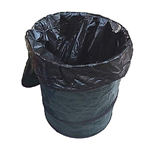 Pop Up Bin Collapsible Organizer Leaf Bag Trash Can 20-Gallon Portable Hanging Folding Organizer Camping Outdoor Garden & Ebook