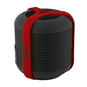 Coleman Waterproof, Hands-Free Speaker for Universal/Smartphones - Red