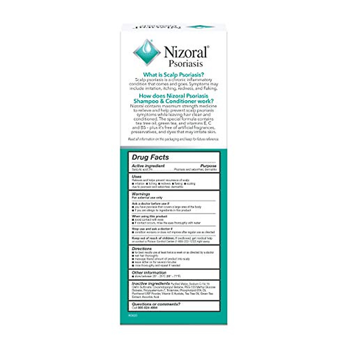 Nizoral Scalp Psoriasis Shampoo & Conditioner, 11 Ounce