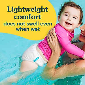 Charlie Banana Baby Reusable and Washable Swim Diaper for Boys or Girls, Gelato, Large