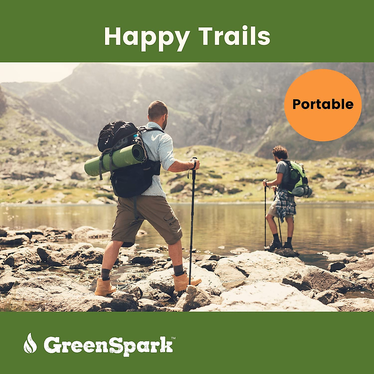 GreenSpark Firesticks Fire Starters for Fire Pit, Campfire, FireplaceBBQ Grill, Wood & Pellet Stove, Camping, Survival Safety Kit, Fast Lighting, Long Burn, Waterproof, Indoor Outdoor Use (48 Count)