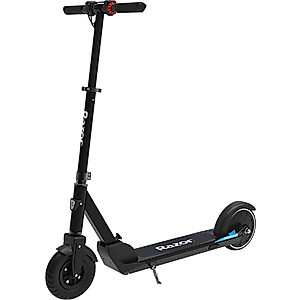 Razor E Prime Air Adult Electric Scooter - Up to 15 mph, 8" Air Filled Front Tire, Rear Wheel Drive, 250W Brushless Hub Motor, Lightweight Aluminum Frame, Anti-Rattle System, Foldable