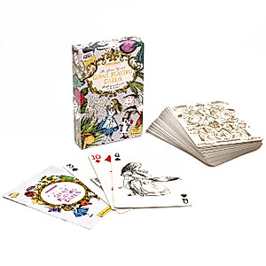 Professor PUZZLE The Queen’s Guard Giant Playing Cards - Alice in Wonderland Themed Jumbo Playing Cards for All Card Games. Wonderland Games