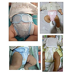 WOIWO 3 PCS Baby Learning Pants Mesh Diaper Pants Breathable To Wash Newborn Diaper Bag Cover Baby Diaper Bag