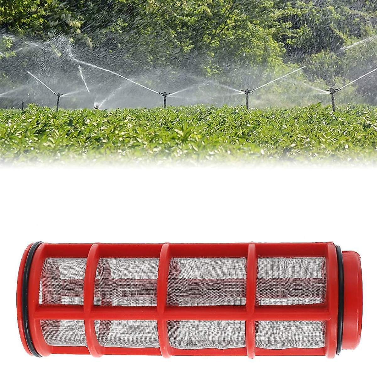 3/4 Inch Screen Irrigation Filter, Stainless Steel Screen Inline Filter, Mesh Conditioning Strainer, Drip IrrigationTank Pool Pump, for Garden Greenhouse Agricultural Drip