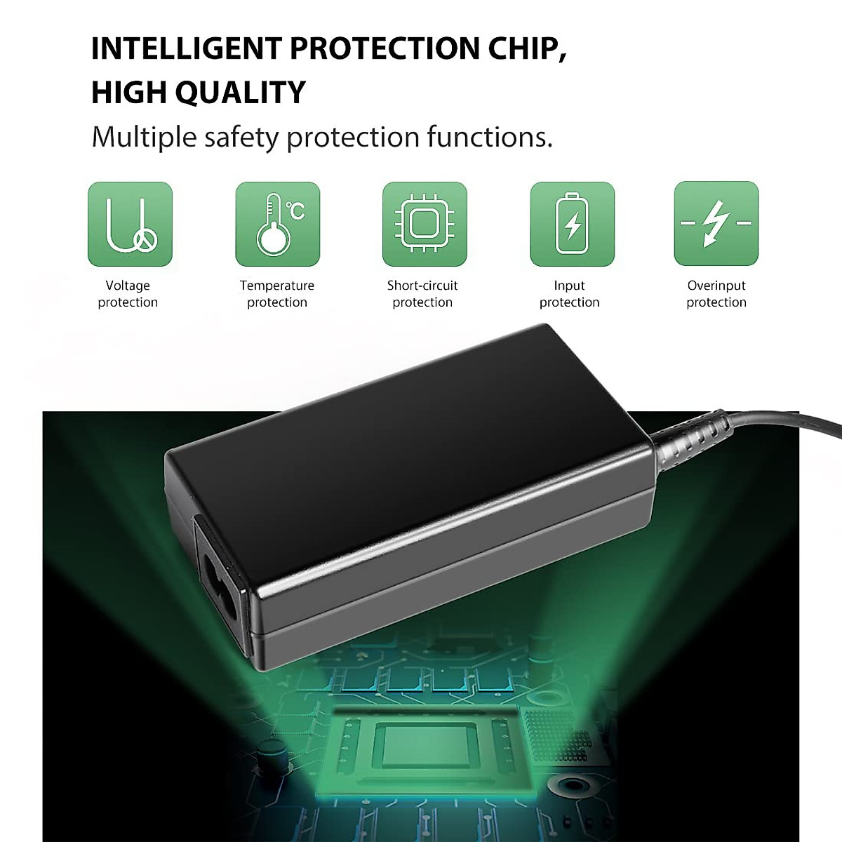 CASIMY 24V AC Adapter Charger Compatible with Epson Perfection Scanner V500 V600 V700 V750 V800 V850 PRO 3170 J221A J221 J252A J252 B11B178011 TM-P80 Workforce Photo Printer Power Supply Cord