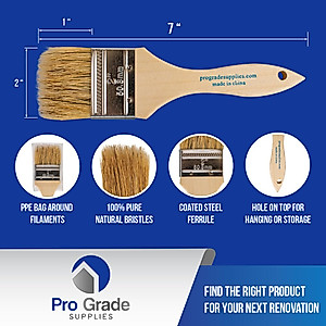 Pro Grade - Chip Paint Brushes - 36 Ea 2 Inch Chip Paint Brush