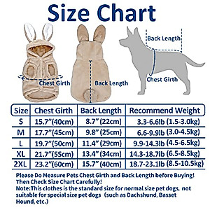 MESHEEN Dog Sweaters for Small Dogs Made of Skin Friendly Soft Double Face Fleece Keep Your Pet Cozy, Adorable Puppy Coat Use Cute Animal Ears Hooded Design