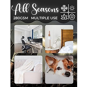 Huglanket Viking Gifts for Men Flannel Blanket Throws, Norse Mythology Viking Themed Throw (50"x 65") for Viking Friends Dad Grandpa Uncle on Father's Day, Birthday, Christmas - Viking