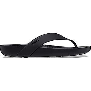 Crocs Women's Splash Flip Flops, Black, 7