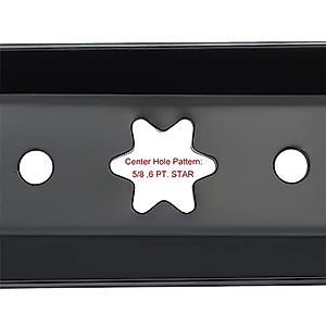 Grasscool 42 Inch Mower Mulching Blades for Troy Bilt Mustang Pony Bronco Cub Cadet 42'' XT1 XT2 LT42 LTX1040 RZT-L42 Lawn Mower Replace 942-0616 742-0616 942-04126 942-04308-X