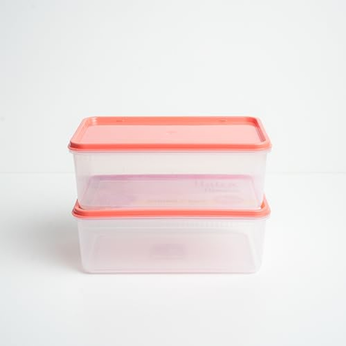 Unica Food Storage Container, with Airtight Lid, Stackable Rectangle Meal Prep Container, BPA-Free, Microwave and Freezer Safe, Set of 2, 39 oz, 6.06x6.06x3.45 in