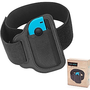 JoyHood Leg Strap for Switch/Switch OLED Joy-Con Controller, Game Accessories compatible with Switch Sports Play Soccer/Ring Fit Adventure, Adjustable Elastic Switch Leg Straps for Adults & Kids
