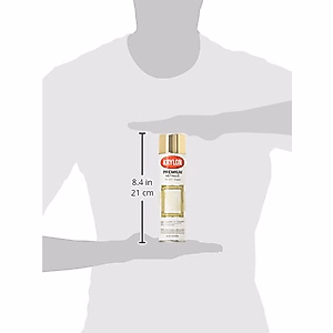 Krylon K01000A07 Premium Metallic Spray Paint Resembles Actual Plating, 18K Gold, 8 oz