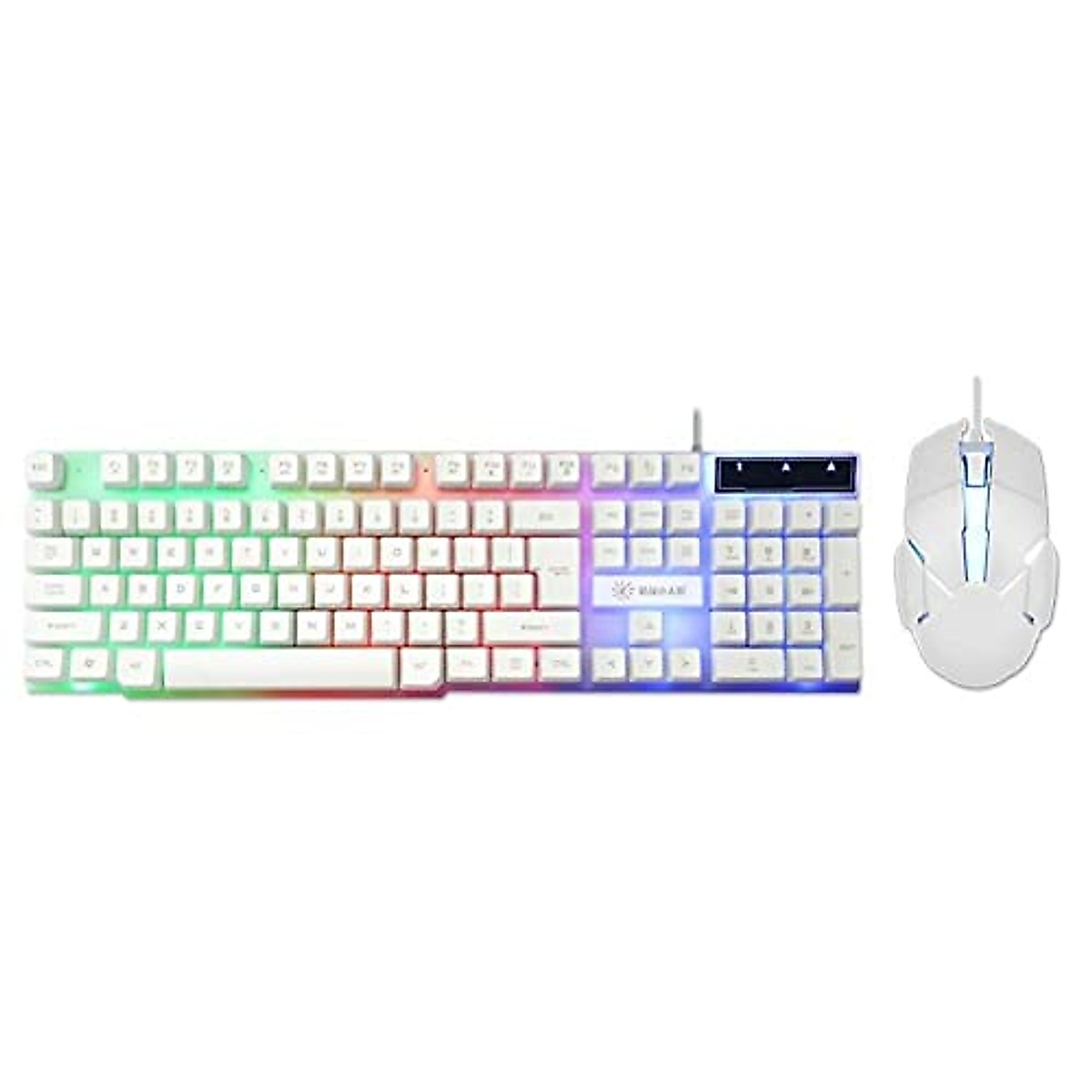 CNGY Keyboards Keyboard& Mouse USB 180 Keys Backlight Mechanical Wired Gaming Keyboard Mouse Set For PC