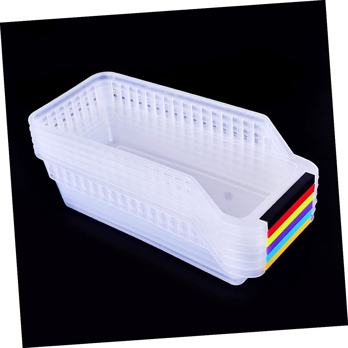 Cabilock Box Refrigerator Fruit Container Kitchen Container Fruit Organizer Refrigerator Organizer Small Refrigerator for Room Beverage Refrigerator Fridge Bins Kitchen Organizer Food Soda