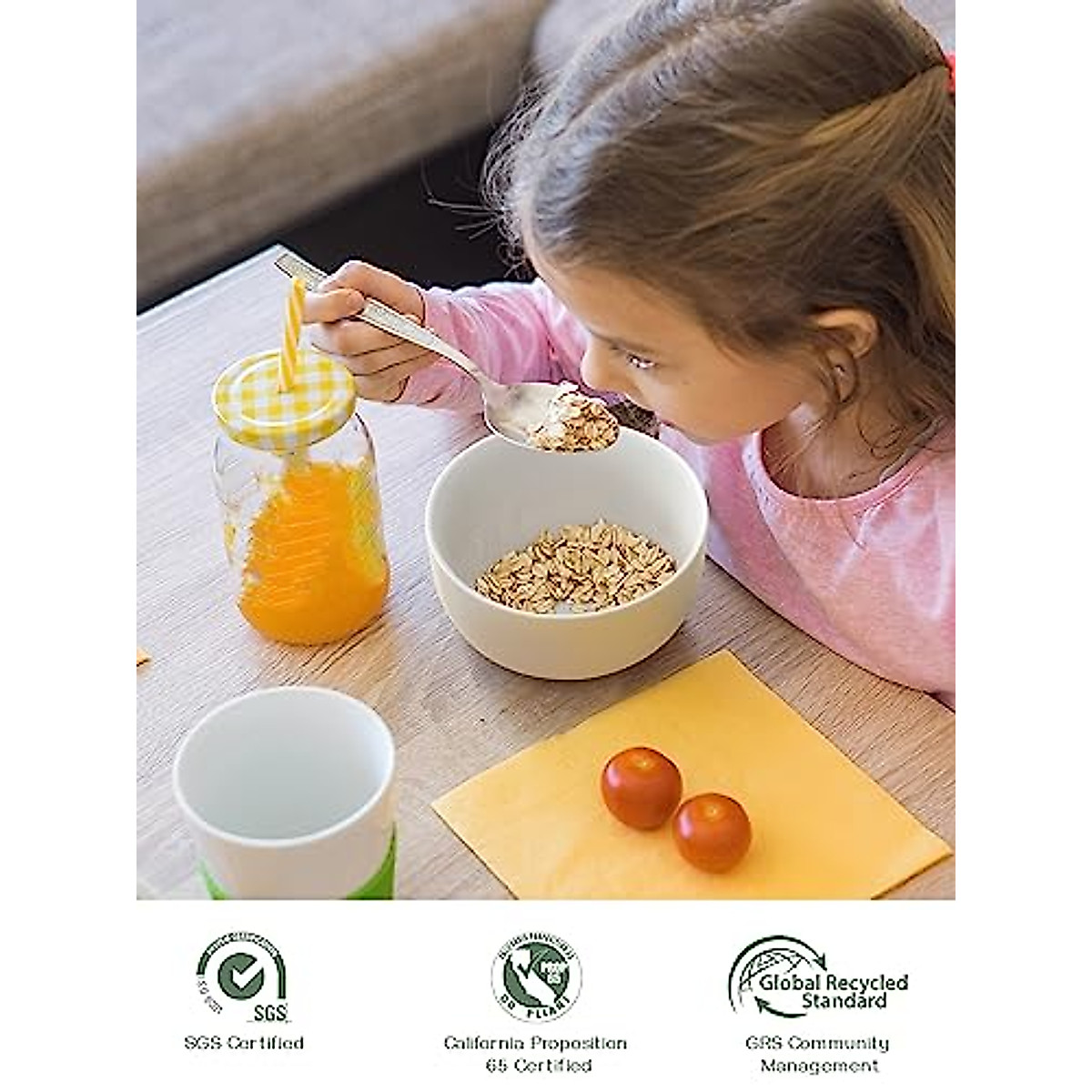 DOWAN 10 Ounces Porcelain Bowls Set, 6 Packs, Small Bowls, Ceramic White Bowls for Kitchen, Dessert Bowls for Ice Cream, Small Serving Bowls for Dipping, Rice, Prep, Side Dishes,Cereal,Microwave Safe