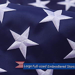 American Flag 3x5 FT Outdoor - American Flag Heavy Duty 3x5,All Weather Sewn Stripes Embroidered Stars…