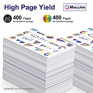 ManyJets LC3013 Compatible Ink Cartridge Replacement for Brother LC3013 LC3011 Work with Brother MFC-J497DW MFC-J895DW MFC-J690DW MFC-J491DW Printer (4 Black, 2 Cyan, 2 Magenta, 2 Yellow, 10-Pack)