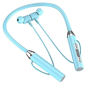 Lanhui Neckband Earbuds Neckband Bluetooth Headphones Around The Neck Bluetooth Headset for Calls, Work, Music, Conference