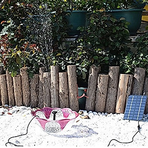 MASO 7V 1.4W 180L/H Solar Panel Powered Water Feature Pump Garden Pool Pond Aquarium Fountain Brushless for Bird Bath Pond Pull Garden - Power Pump：JT-180（CE/ROHS/IP68） DC7V，140MA