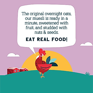 Seven Sundays Muesli Cereal, Wild and Free Blueberry Chia Buckwheat, 32 Oz Bag, Gluten Free, 0g Refined Sugar, Enjoy Warm, Cool or as Overnight Oats