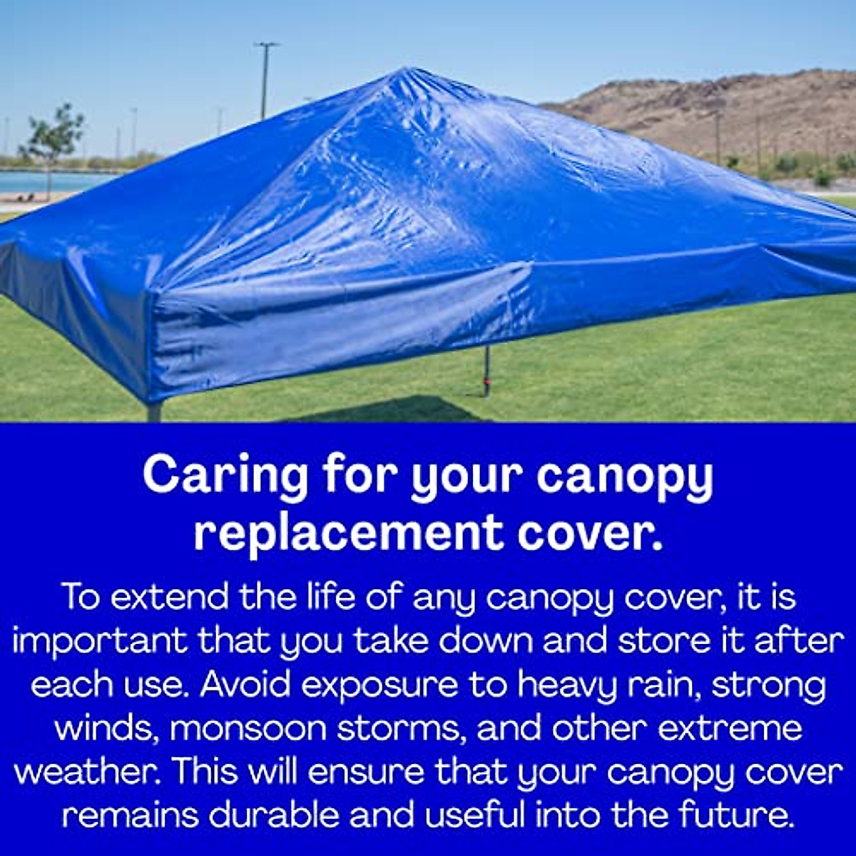 10x10 Pop Up Canopy Top Replacement Cover 118 Inches (Top Only)