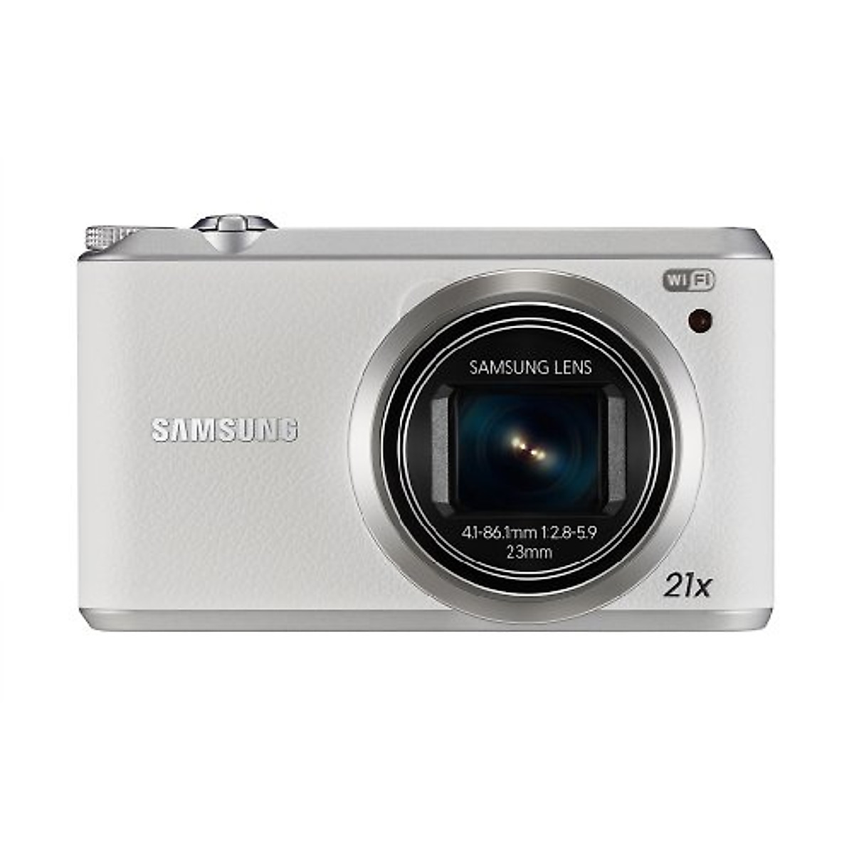 Samsung WB350F 16.3MP CMOS Smart WiFi & NFC Digital Camera with 21x Optical Zoom and 3.0" Touch Screen LCD and 1080p HD Video (White)