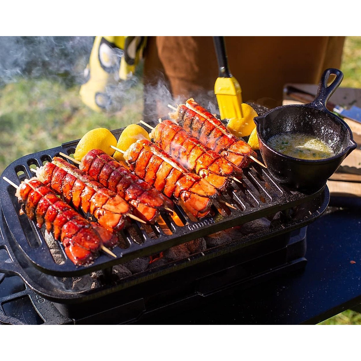 Lodge Sportsman's Pro Grill, 19.38 inches, Black