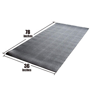 WF Athletic Supply Rubber Coated Hex Dumbbell Set, Multiple Choices Available - Dumbbells with Rack Stand and Mat, or Dumbbells Only (200/550/1200/2100/3000 LB) (d. 5-50LB w/ 2-tier Rack and Mat)